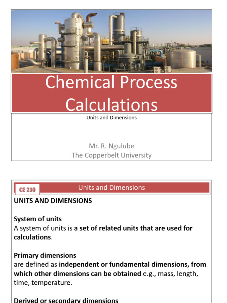 Chapter 1.units and Dimensions | PDF