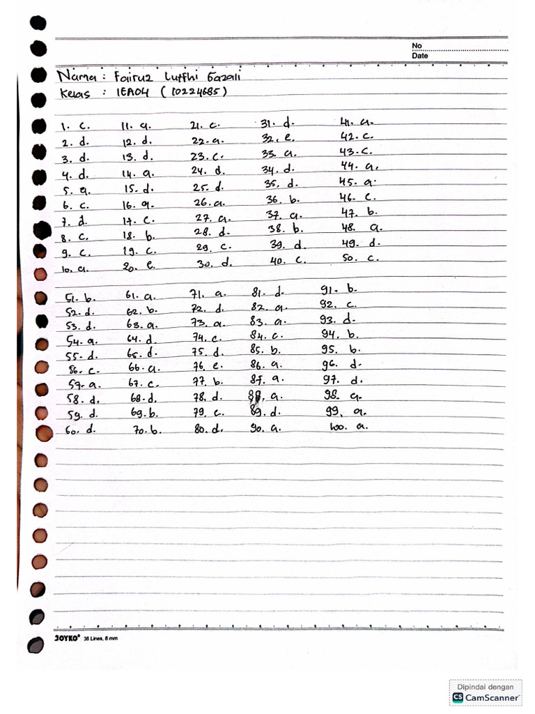 Pancasila 100 Soal Vclass | PDF