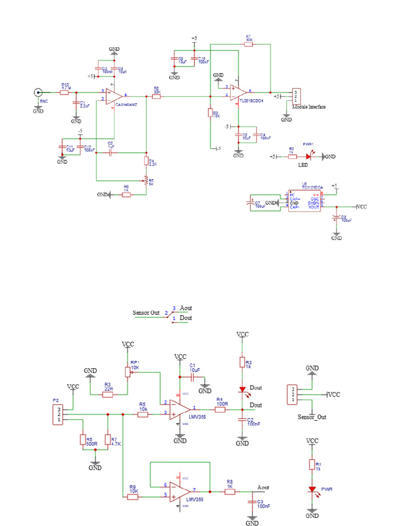 Skematik Sensor | PDF