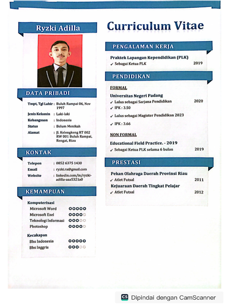 Curriculum Vitae (CV) | PDF