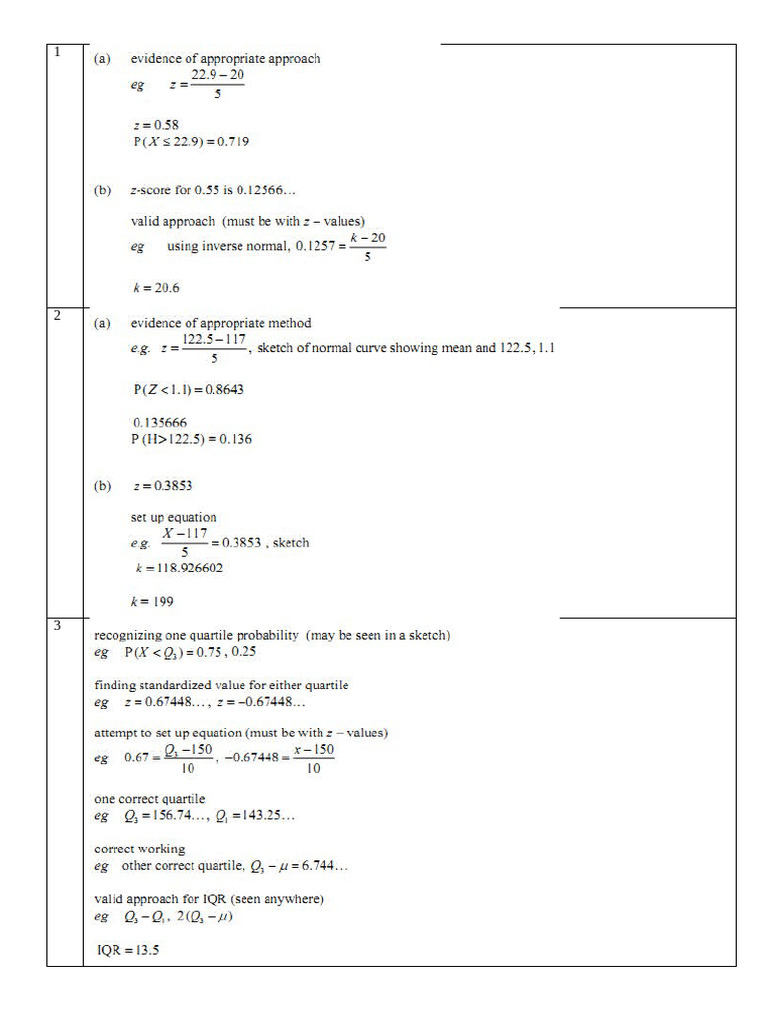 Normal Distribution 2 Answer | PDF