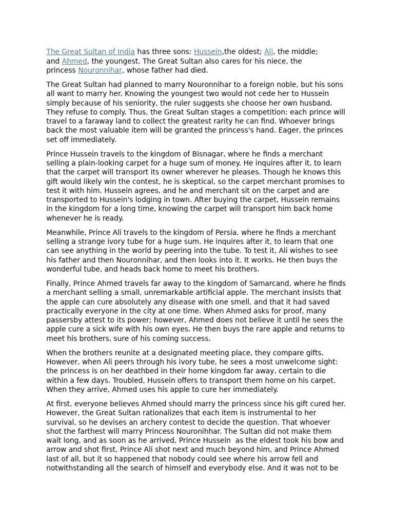 The Great Sultan of India | PDF | Traditional Stories | Folklore