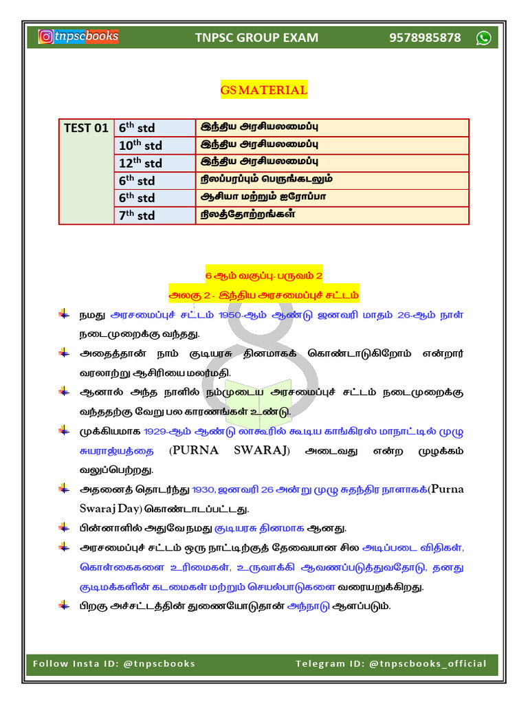 Test-01 GS Material | PDF