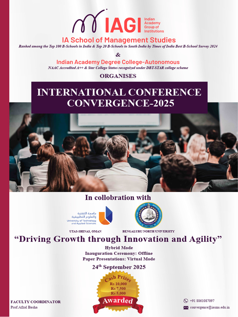 IASMS Conference Convergence 2025 On 24-Sep-2025 Brochure - Compressed ...