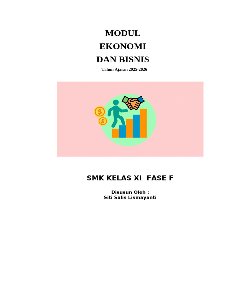 Modul Ajar Ekonomi Dan Bisnis | PDF