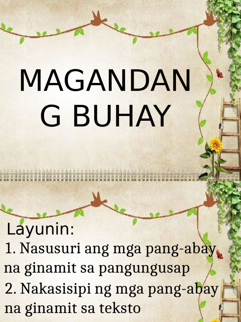 Filipino 8 Pang Abay | PDF