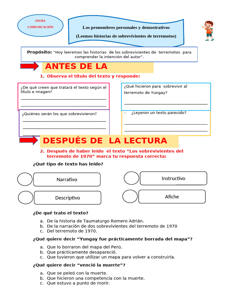 Historias de sobrevivientes del 70 | PDF