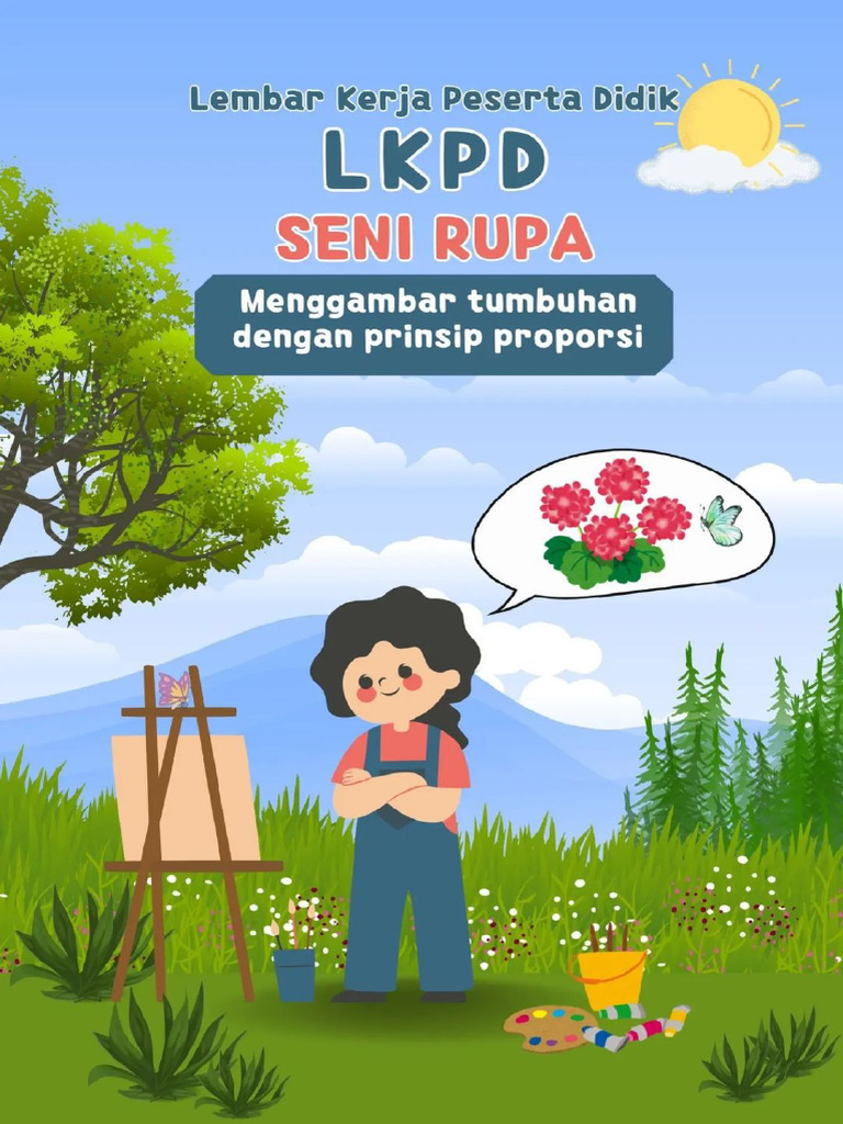 Lkpd Seni Rupa Kelas 5 Bab 2 Menggambar Objek Tumbuhan Dengan Prinsip ...