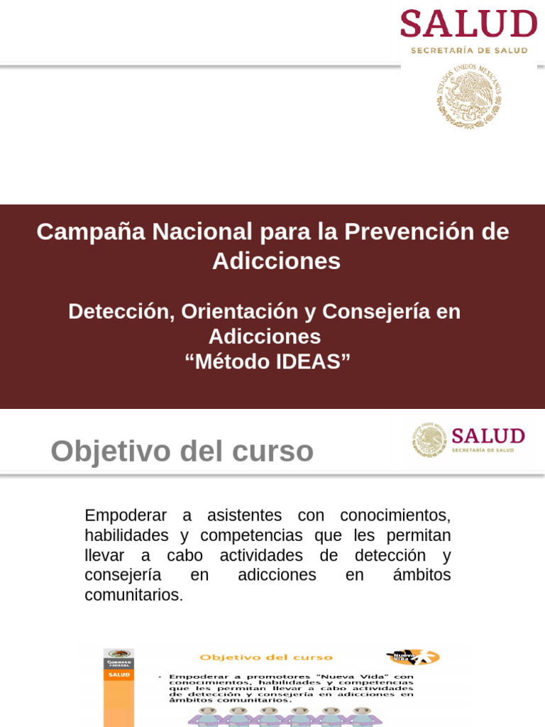 Método Ideas (1) | PDF | La dependencia de sustancias | Drogas