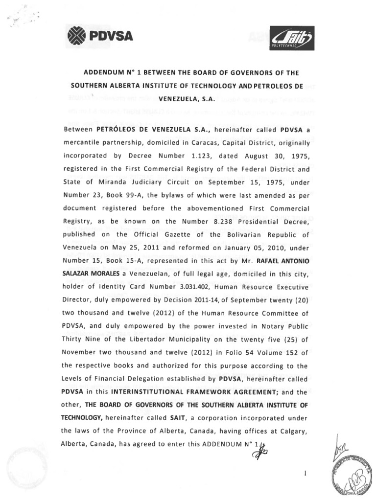 SOUTHERN ALBERTA INSTITUTE OF TECHNOLOGY (SAIT) CANADÁ | PDF