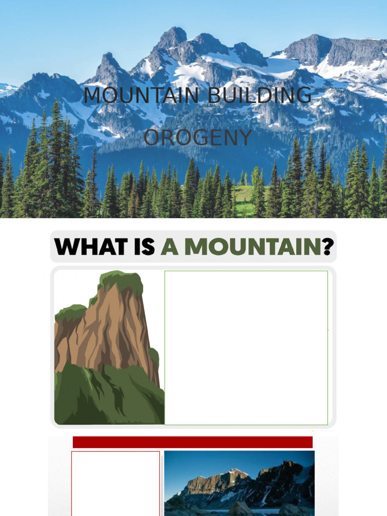 Week 4 Mountain Building | PDF