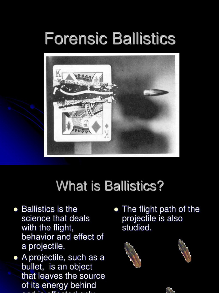 Forensic Ballistics | PDF