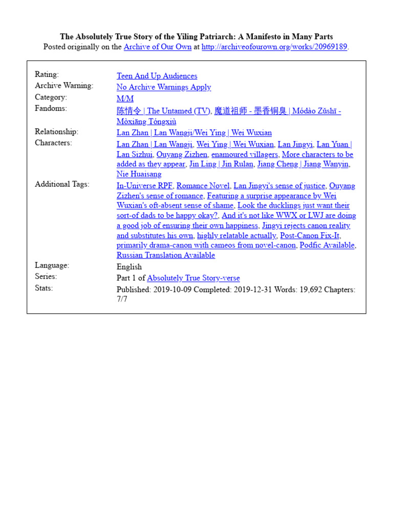 The Absolutely True | PDF
