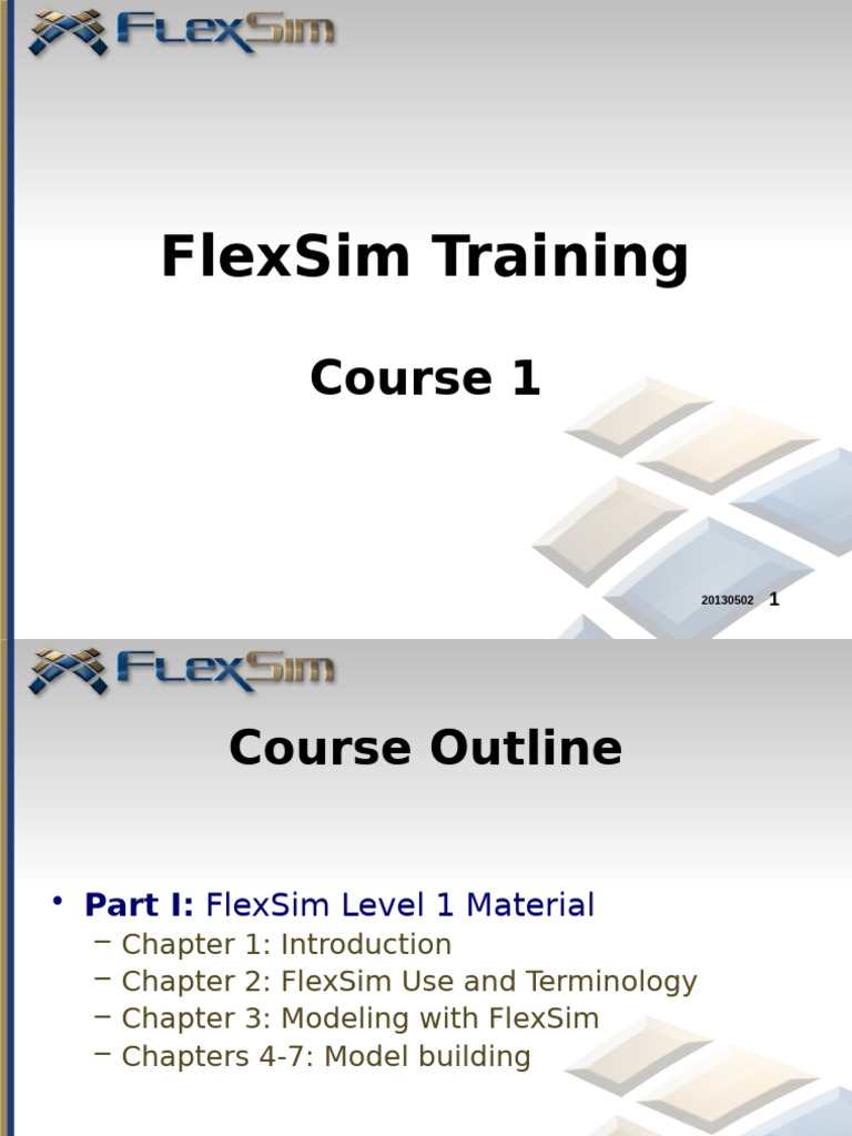 FlexSim Basic Training - SC | PDF | Simulation | Icon (Computing)