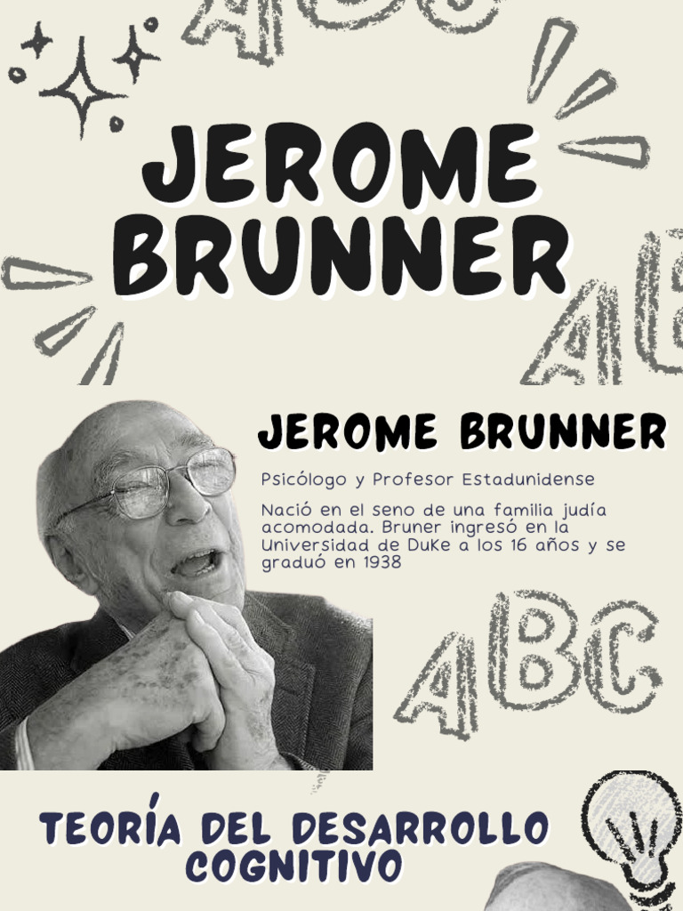 Teoría del aprendizaje de Jerome Bruner | PDF