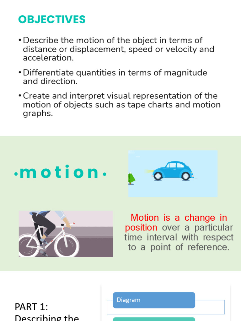 Week 1 - Describing Motion Student Docs | PDF | Acceleration | Speed