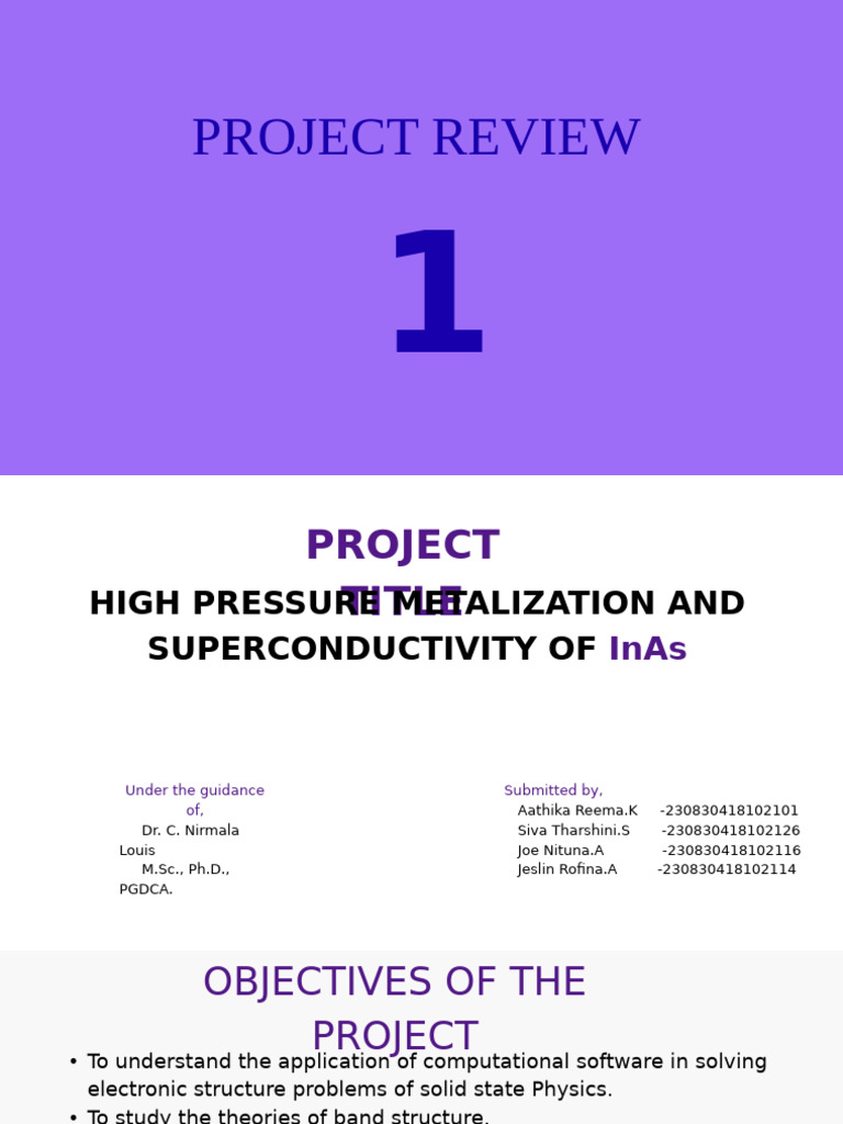 Group Project - InAs | PDF | Electronic Band Structure | Band Gap