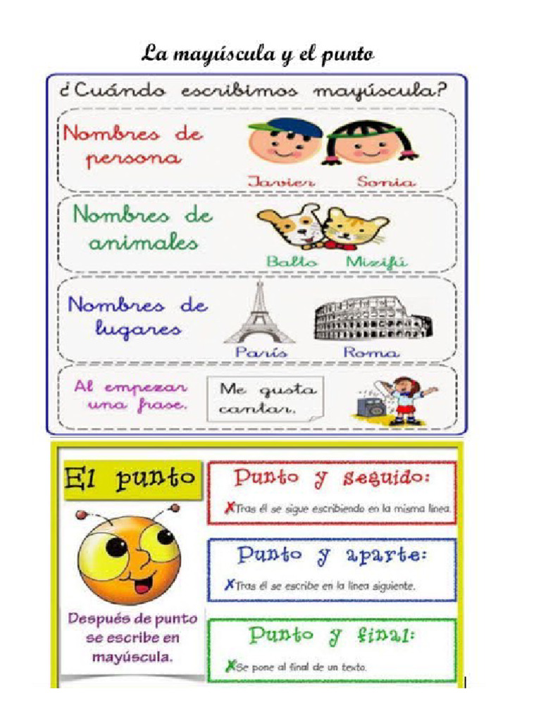 El Punto y Mayuscula | PDF