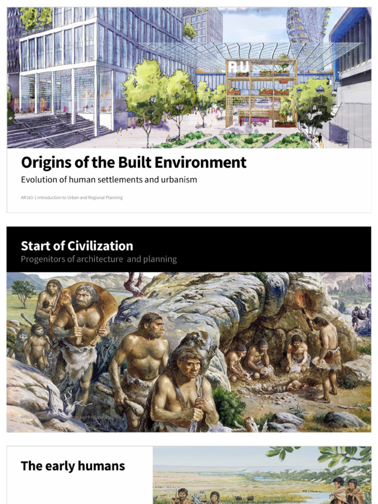 03 Origins of The Built Environment | PDF