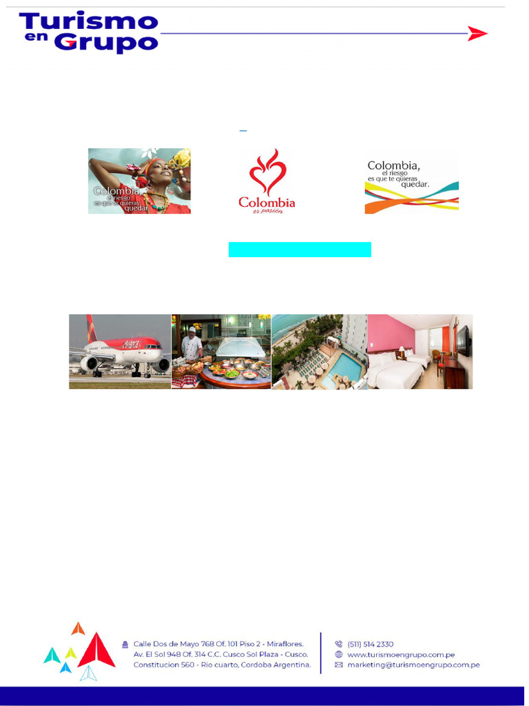 Paquete Turístico a Cartagena 2026 | PDF | Hotel