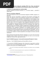 World Bank Environmental and Social Standards | PDF | Sustainability | Risk
