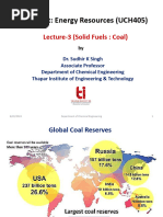 Classification - Grading of Coal | PDF | Coal | Rock (Geology)