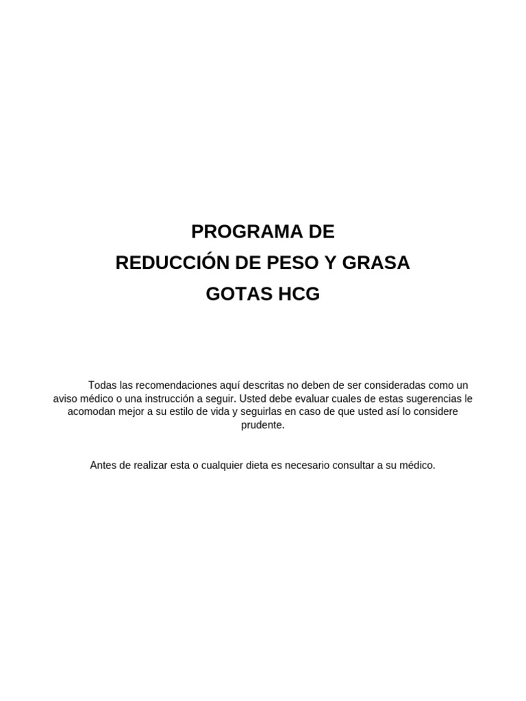 Programa de | PDF | Alimentos | Dieta