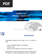 Types of Offshore Structures | PDF
