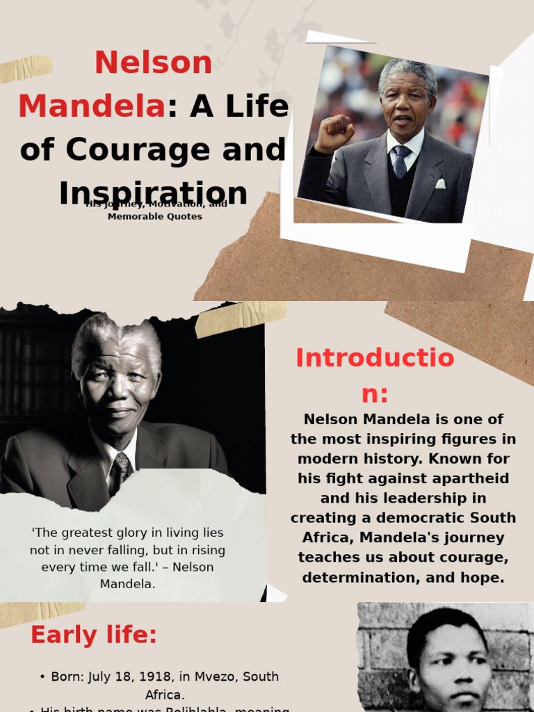 About Nelson Mandela | PDF | Nelson Mandela | Apartheid