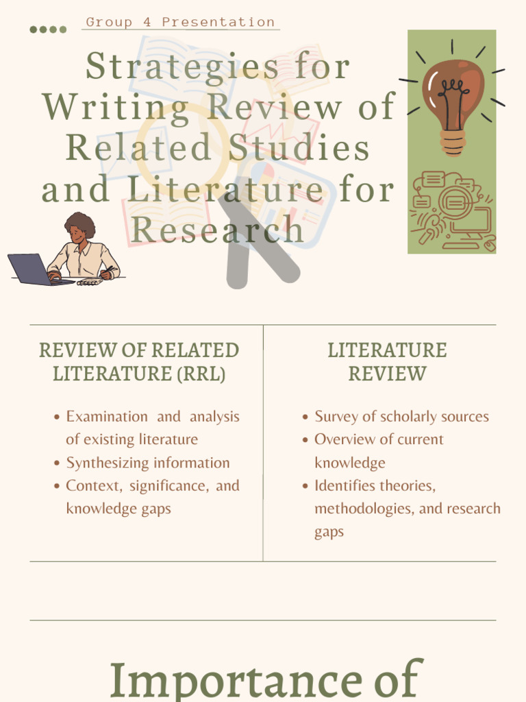 Strategies For Writing RRL | PDF