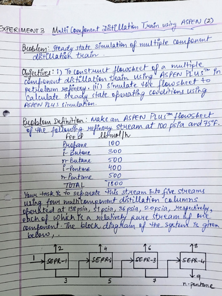 3 - Distillation ASPEN 2 | PDF