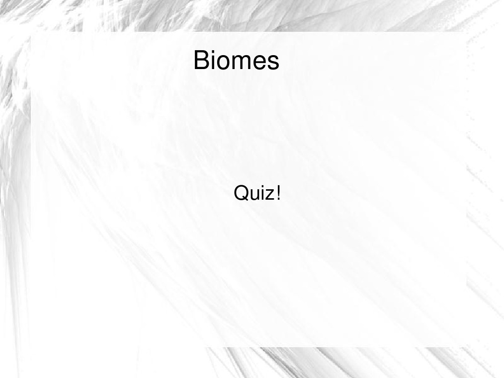 Biomes Quiz | PDF | Language Arts & Discipline | Science & Mathematics