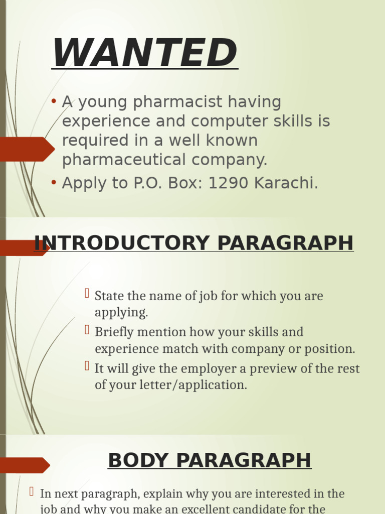 Application For Job | PDF