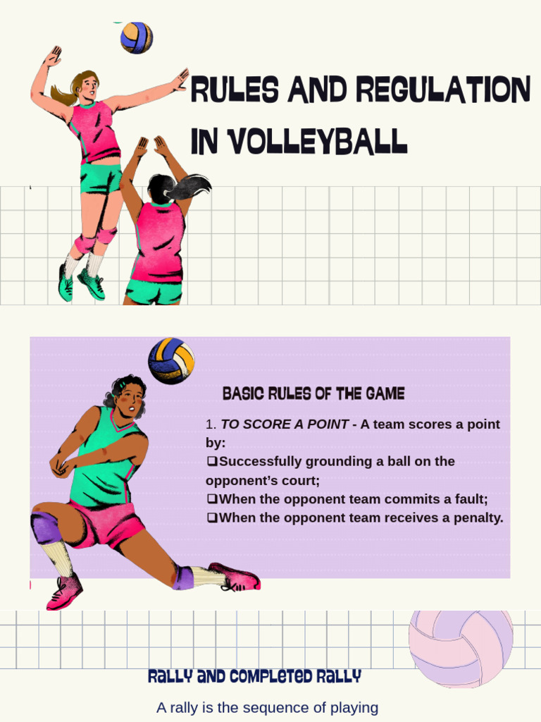 Rules and Regulation in Volleyball | PDF | Volleyball | Sports