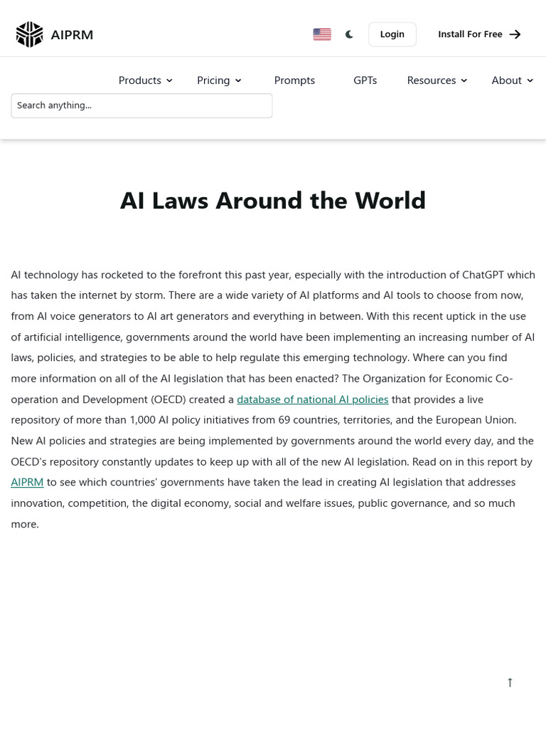 Global AI Legislation Overview 2024 | PDF | Artificial Intelligence ...