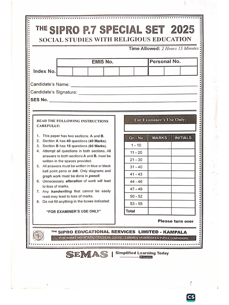 Sipro SST Special 2025 | PDF