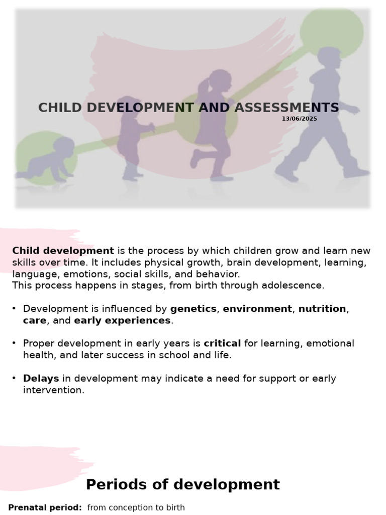 Child Development and Assesments | PDF | Child Development | Family