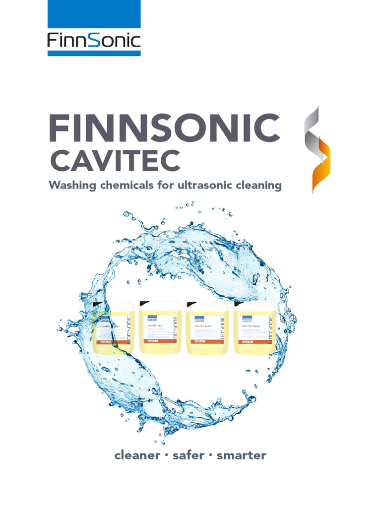 FinnSonic Cavitec Ultrasonic Detergents | PDF | Corrosion | Metals