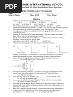 SS1 Physics Scheme of Work: Term 1 | PDF | Force | Physical Phenomena