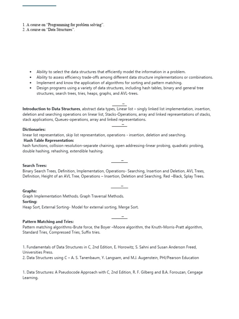 JNTUH R18 R22 Data Structures Notes | PDF | Queue (Abstract Data Type ...
