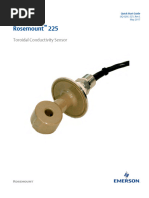 Rosemount 228 Conductivity Sensor Manual | PDF | Calibration | Thermometer