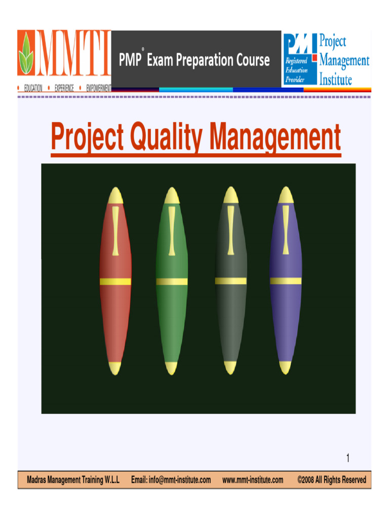 06 Project Quality ManagementPrs (Compatibility Mode) | PDF | Accuracy ...