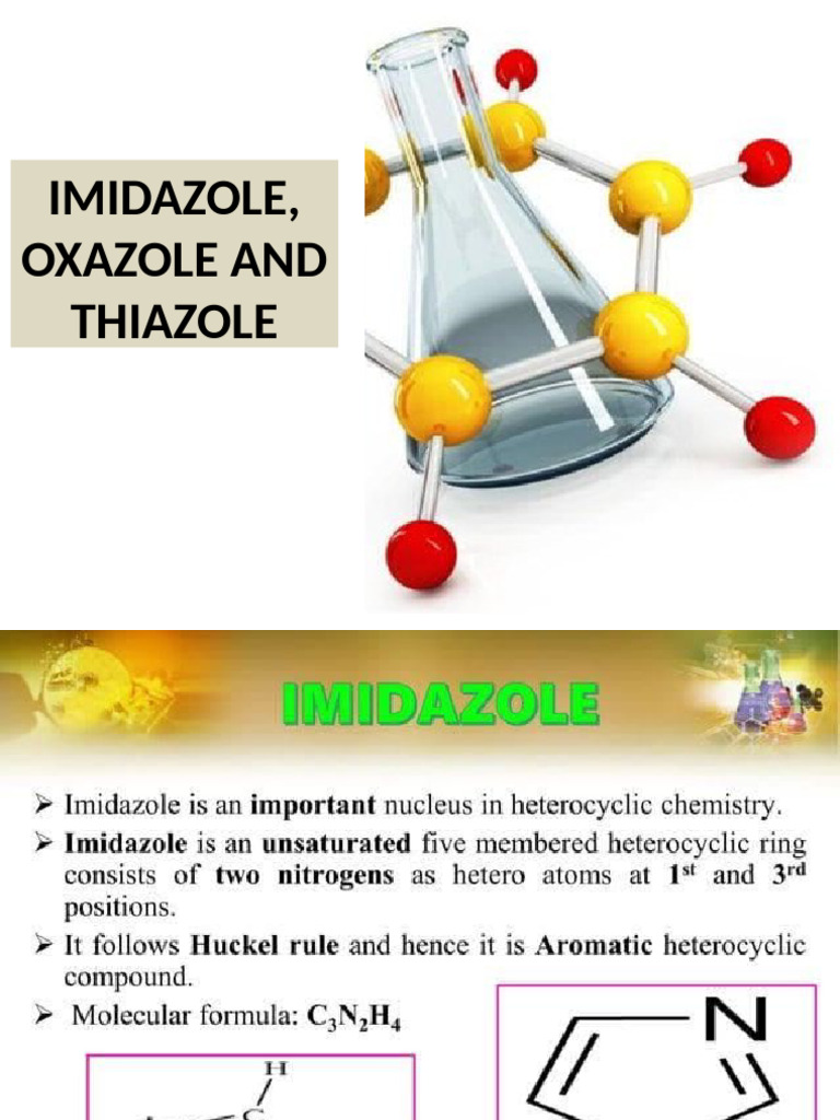 Imidazole, Oxazole and Thiazole | PDF