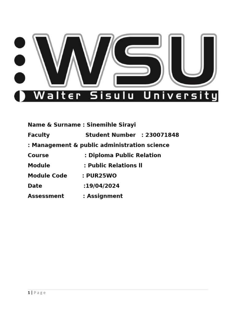 PR Assignment 33 | PDF | Reputation | Social Psychology