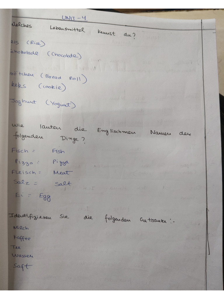 Worksheet 4 and 5 German | PDF
