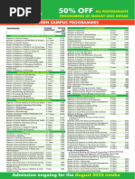 KIU Courses and Fees Structure 2025 | PDF | Bachelor's Degree | Engineering