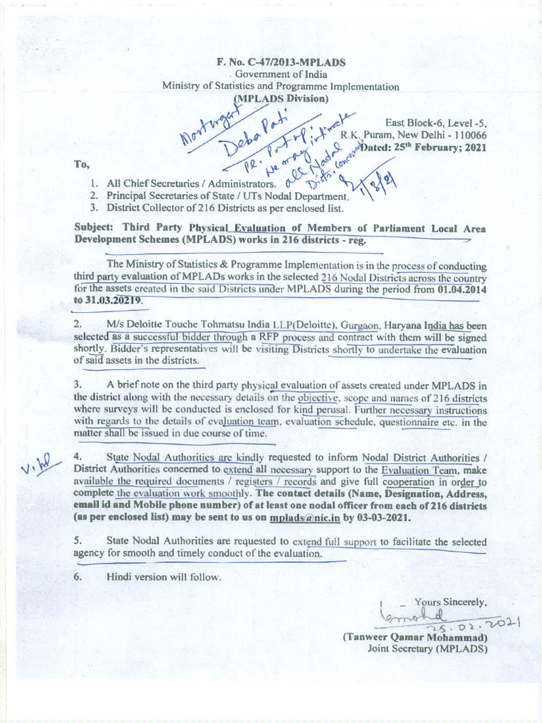 Third Party Evaluation of MPLAD Funds | PDF