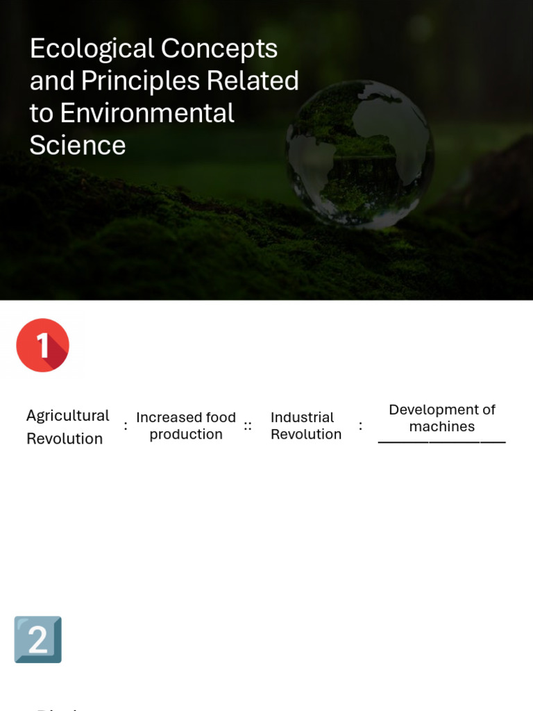 Ecological Principles in Environmental Science | PDF | Ecosystem | Ecology