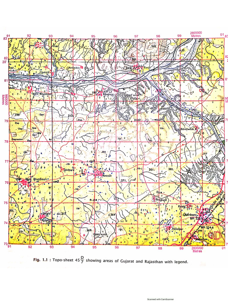 Topographical Survey Sheet | PDF