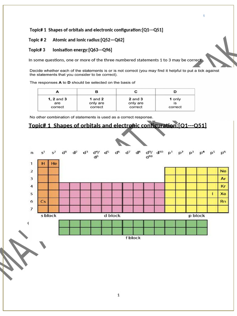 CHAPTER 2 Atomic Structure | PDF | Atomic Orbital | Electron Configuration